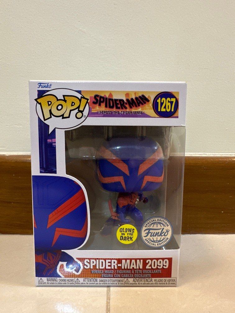 Funko Pop #1267 - Spider Man Across the Spiderverse - SPIDER MAN 2099 ...