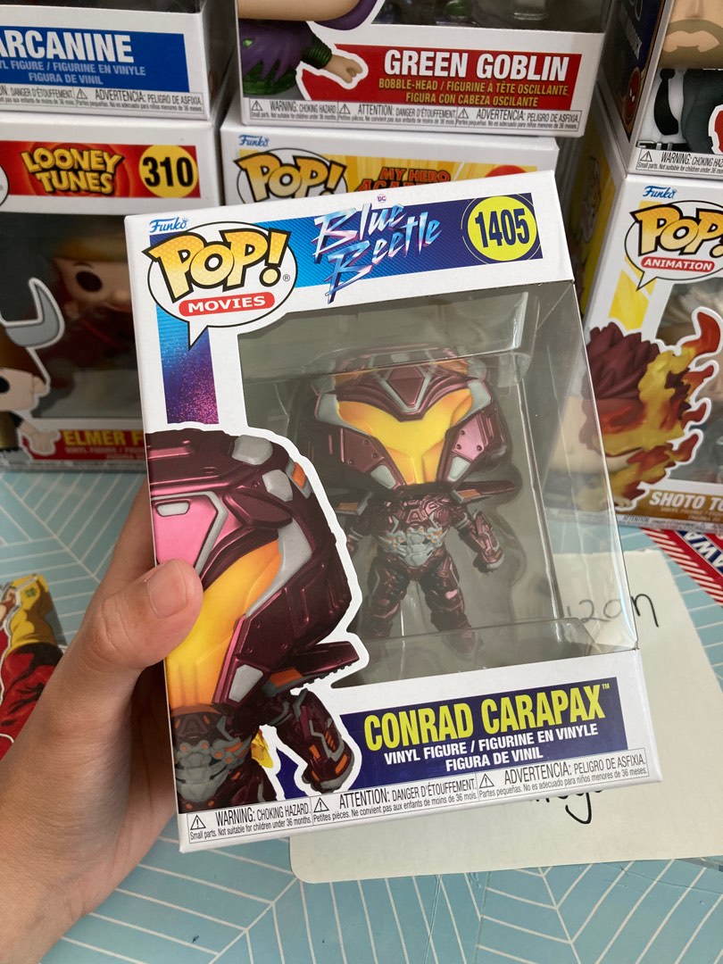 Funko Pop! Blue Beetle Conrad Carapax, Hobbies & Toys, Toys & Games on ...