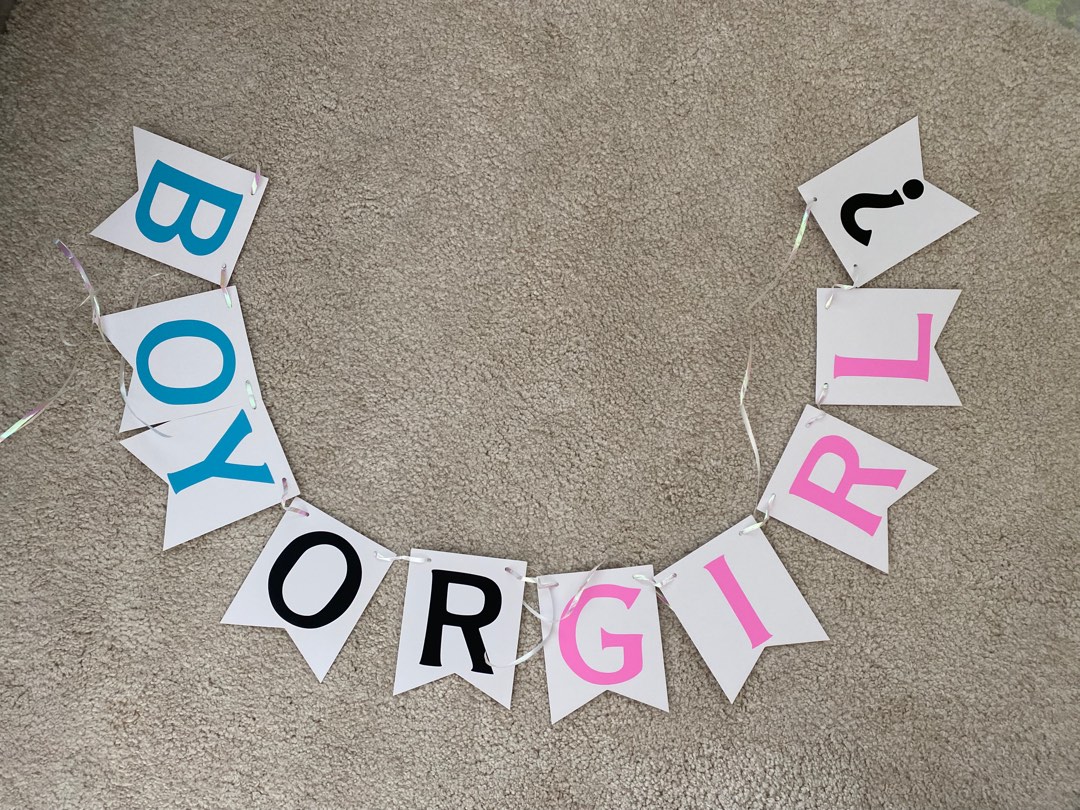 Gender Reveal Props, Hobbies & Toys, Stationery & Craft, Occasions ...