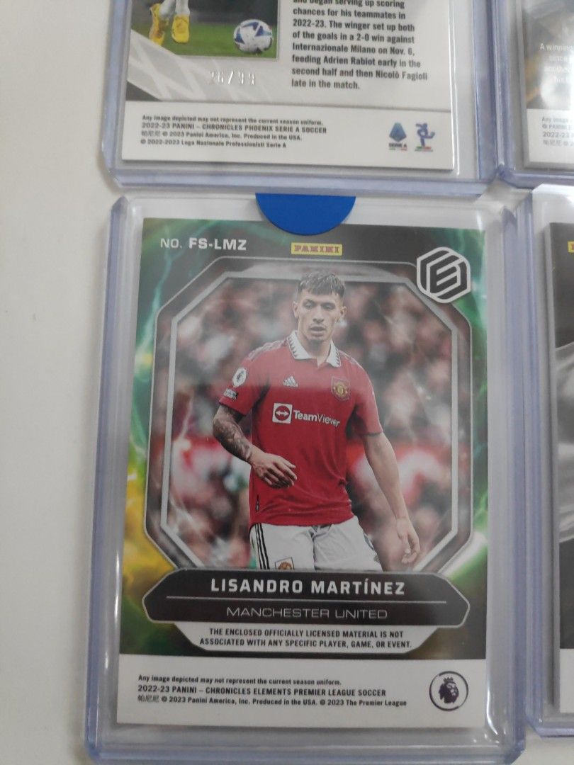 Genuine Soccer Card Real Madrid Juventus Manchester United Lisandro ...