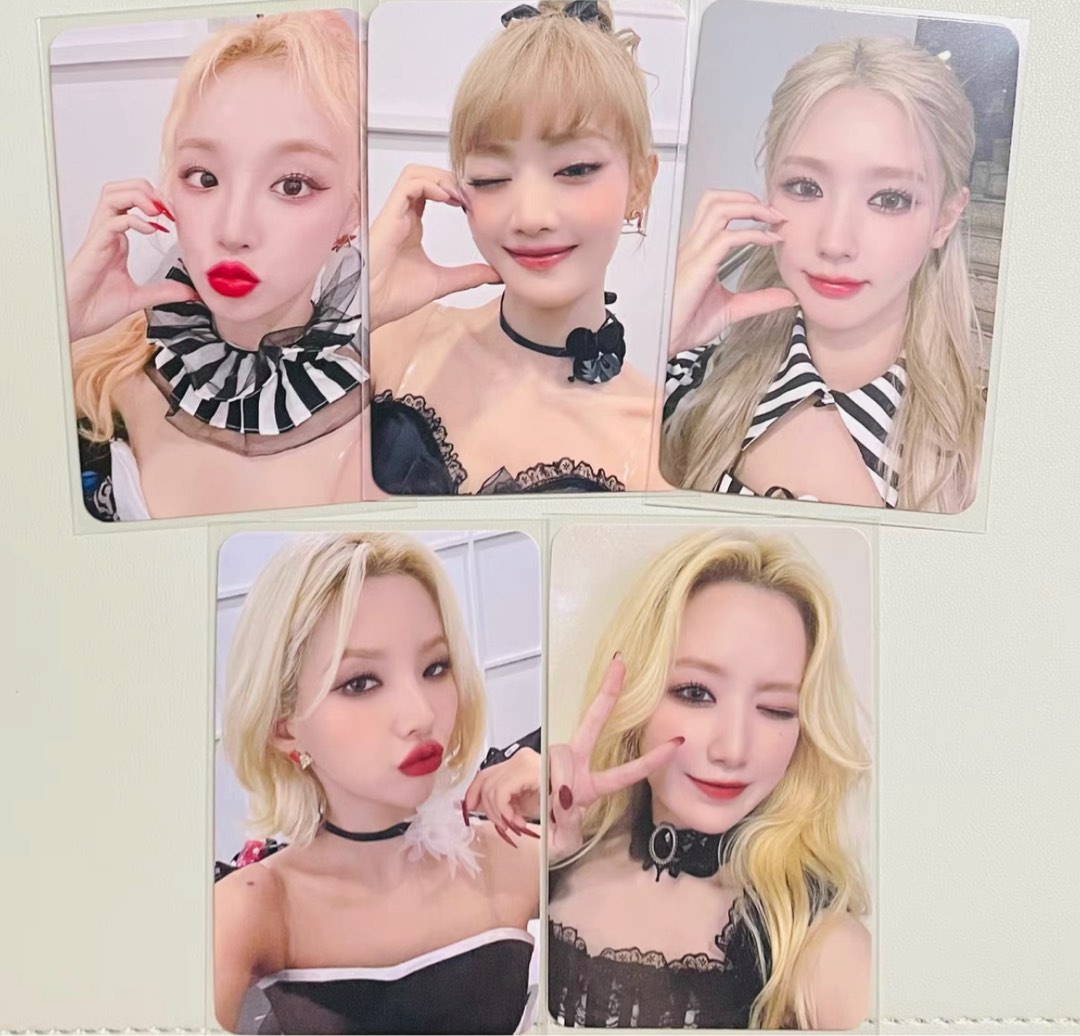 GIDLE NUDE WW SHU HUA YUQI MIYEON SOYEON MINNIE POB PHOTOCARD PC ...