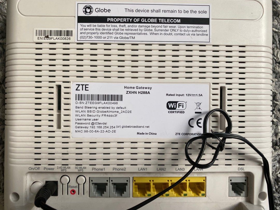 Globe Router, Computers & Tech, Parts & Accessories, Networking on ...