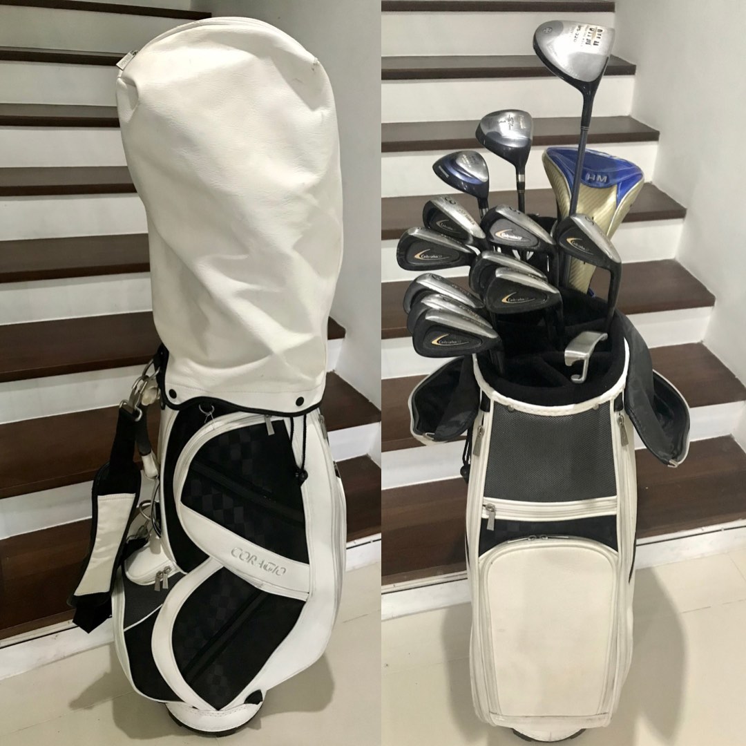 Golf Full Set, Driver BHM Bridgestone, Iron Yonex Black 9pcs complete ...