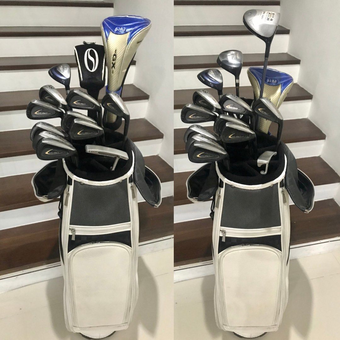 Golf Full Set, Driver BHM Bridgestone, Iron Yonex Black 9pcs complete ...
