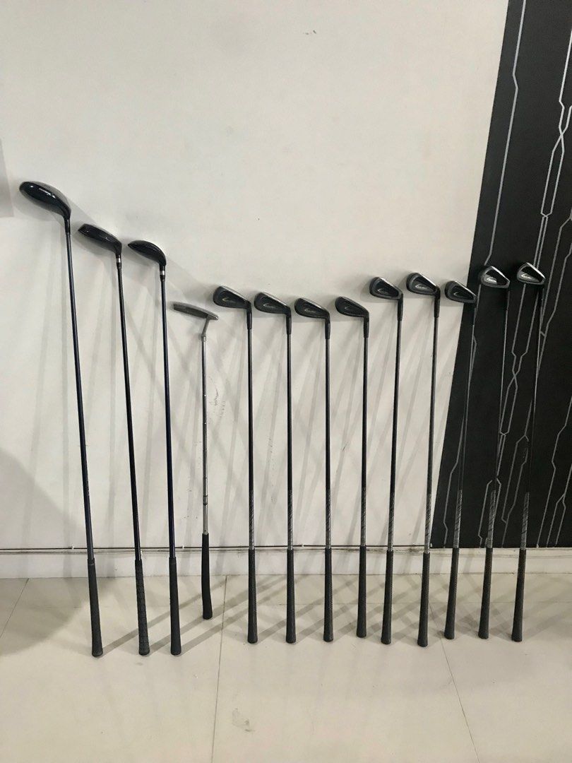 Golf Full Set, Driver BHM Bridgestone, Iron Yonex Black 9pcs complete ...