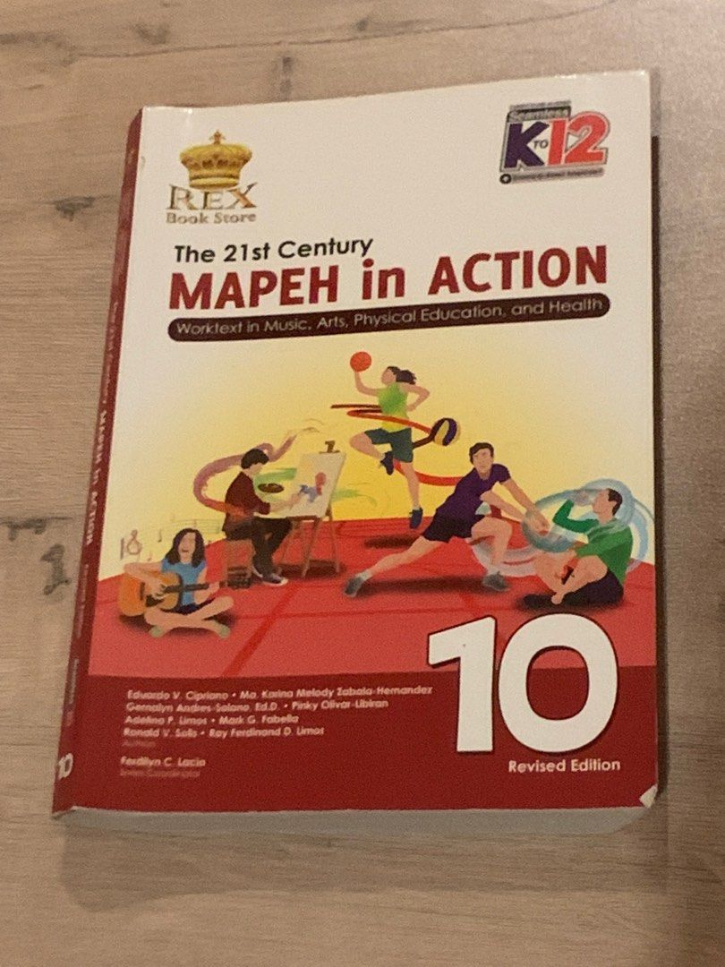 grade 10 jhs books (science links 10, e math 10, mapeh in action 10) on Carousell