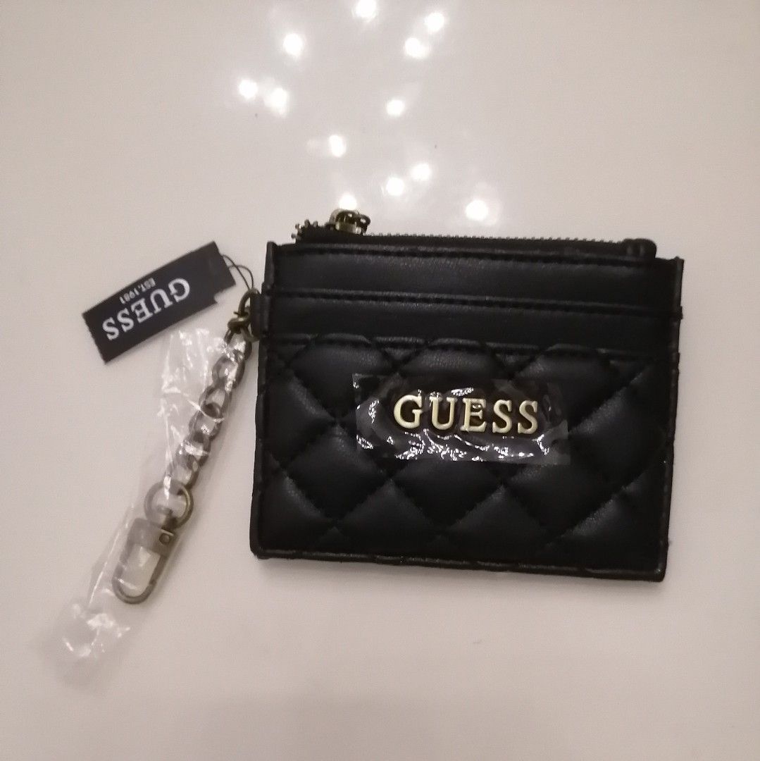 Guess Coin Pouch Card Holder (minor defect), Women's Fashion, Bags ...