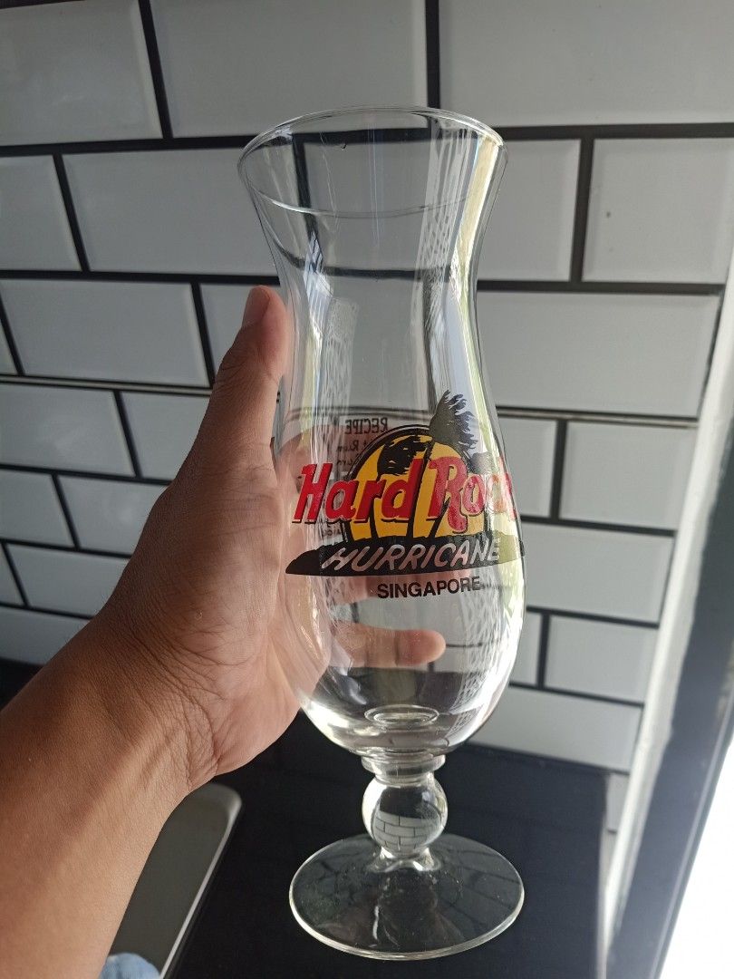 Hard rock cafe cocktail glass, Hobbies & Toys, Collectibles ...