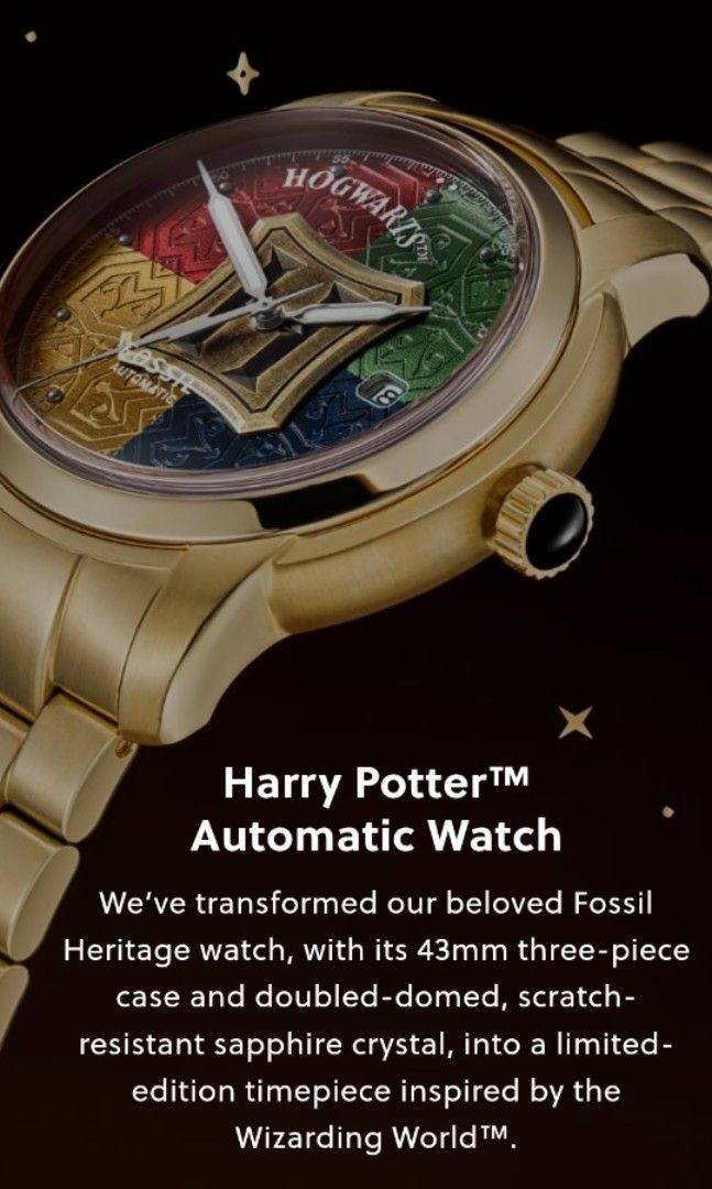 Harry Potter Fossil Watch on Carousell Harry Potter Fossil Watch on Carousell
