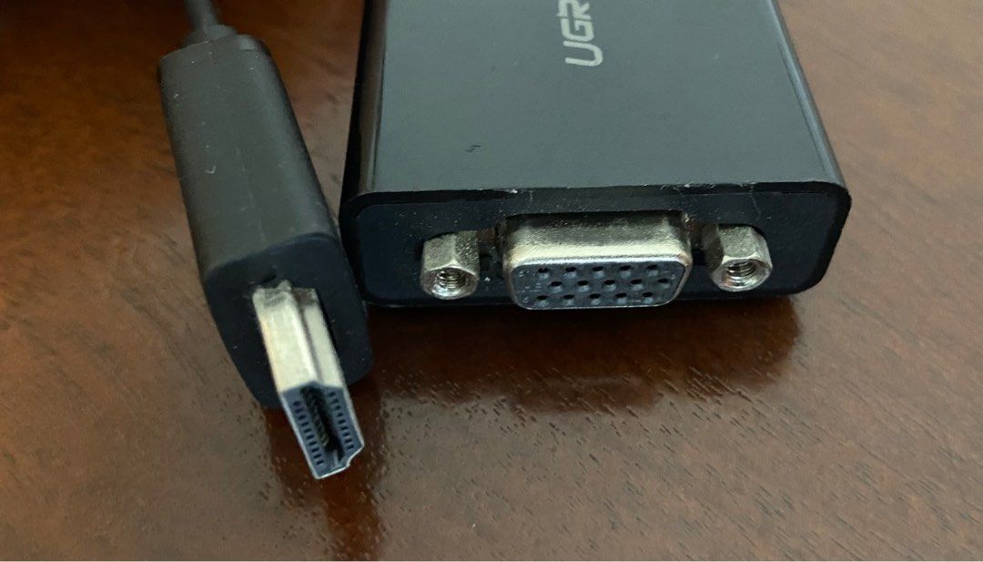 HDMI to VGA converter, Computers & Tech, Parts & Accessories, Cables & Adaptors on Carousell