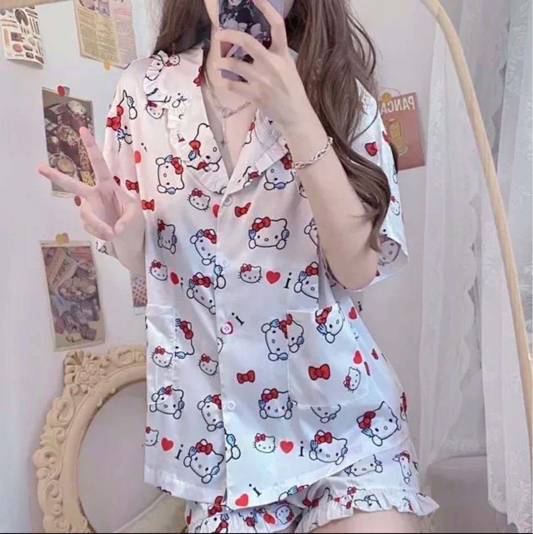 Hello kitty Pyjamas set, Women's Fashion, Dresses & Sets, Sets or ...