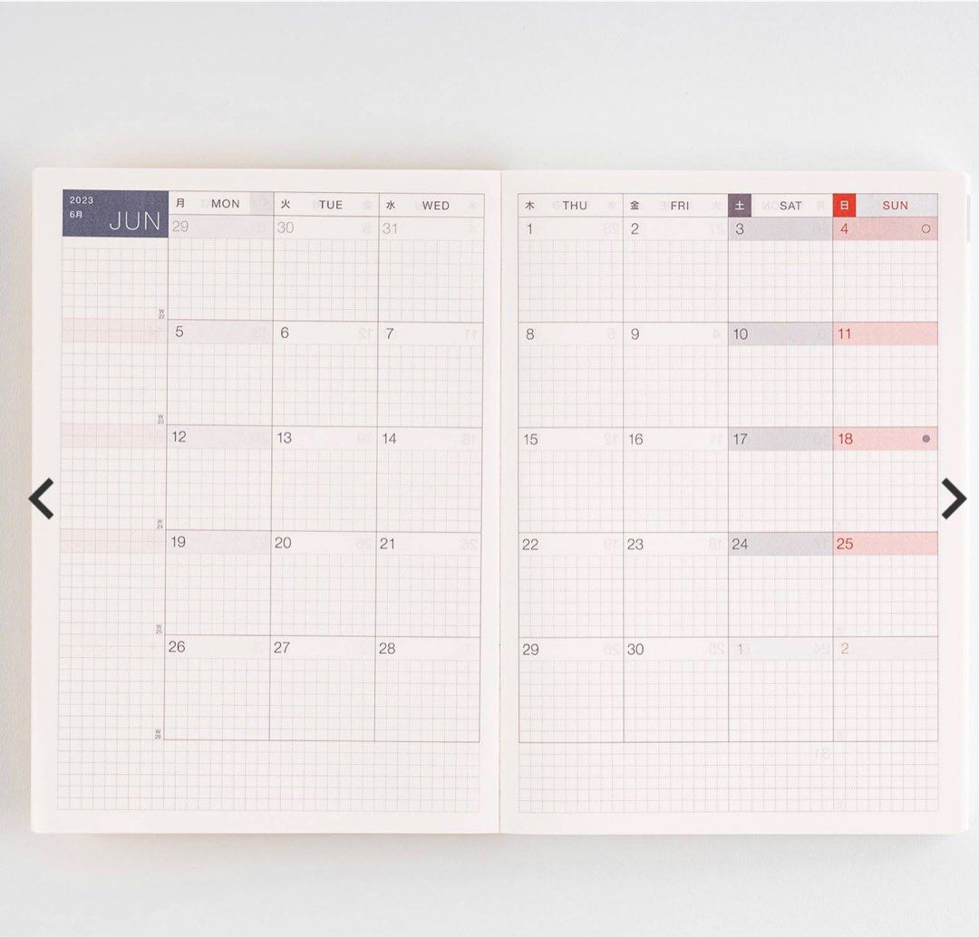 Hobonichi Cousin 2023 English A5, Hobbies & Toys, Stationery & Craft ...