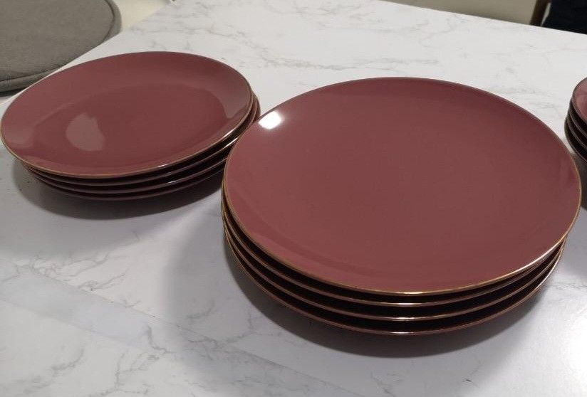 Hooga Dinner Plates & Side Plates, Furniture & Home Living, Kitchenware ...