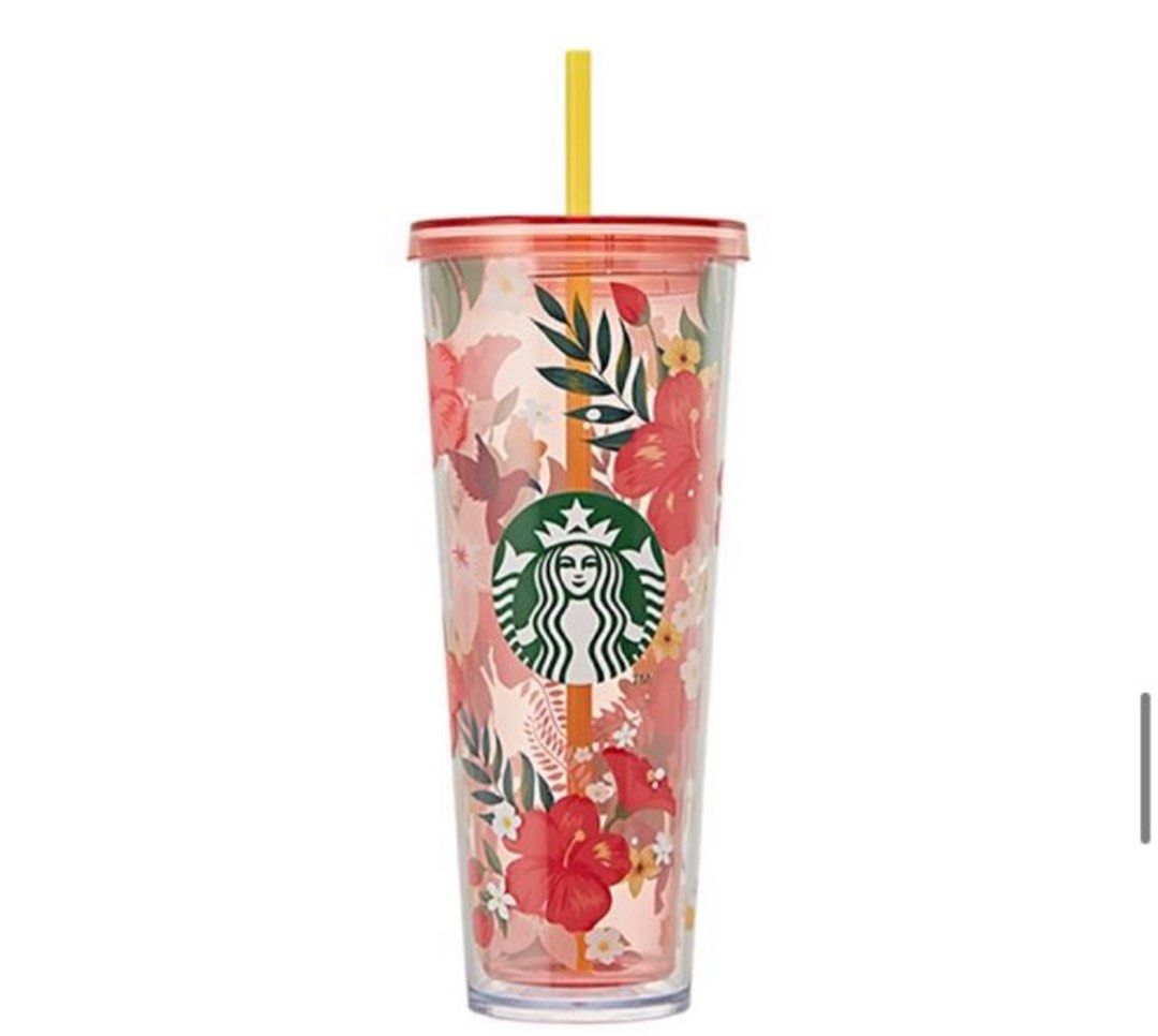 HTF Starbucks Korea 2020 Aloha Cold Cup, Furniture & Home Living ...