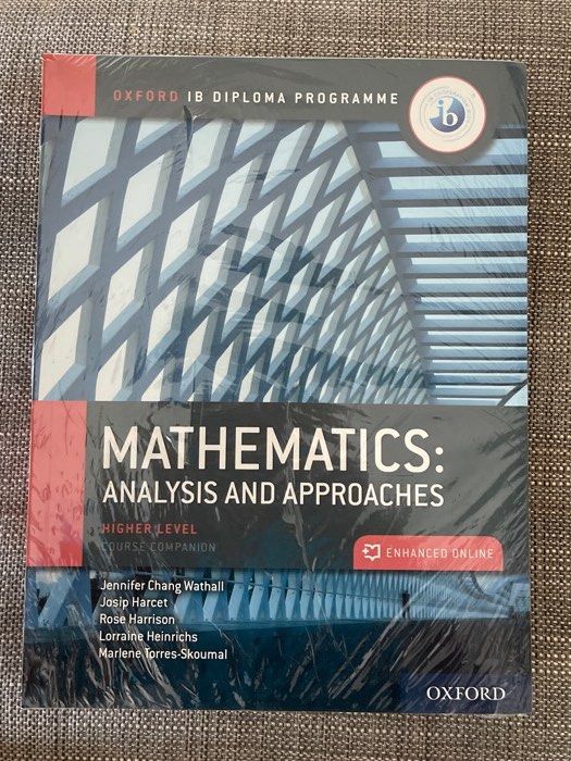 IB HL Math Analysis and Approaches Textbook Oxford, Hobbies & Toys ...