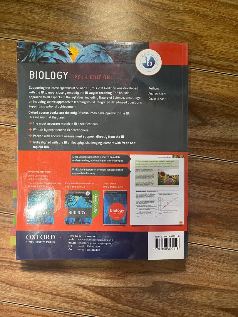 IBDP IB Biology Book 2014 Edition Oxford on Carousell