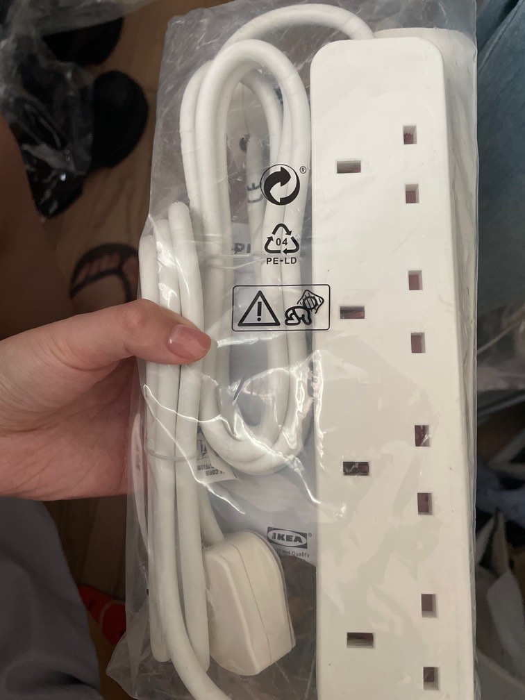 IKEA Brabd New Socket Set X2, 家庭電器, 轉插器及插頭 - Carousell
