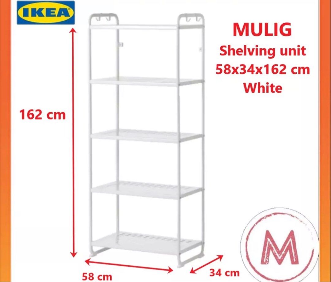 Ikea Mulig Shelving Unit, Furniture & Home Living, Furniture, Shelves ...