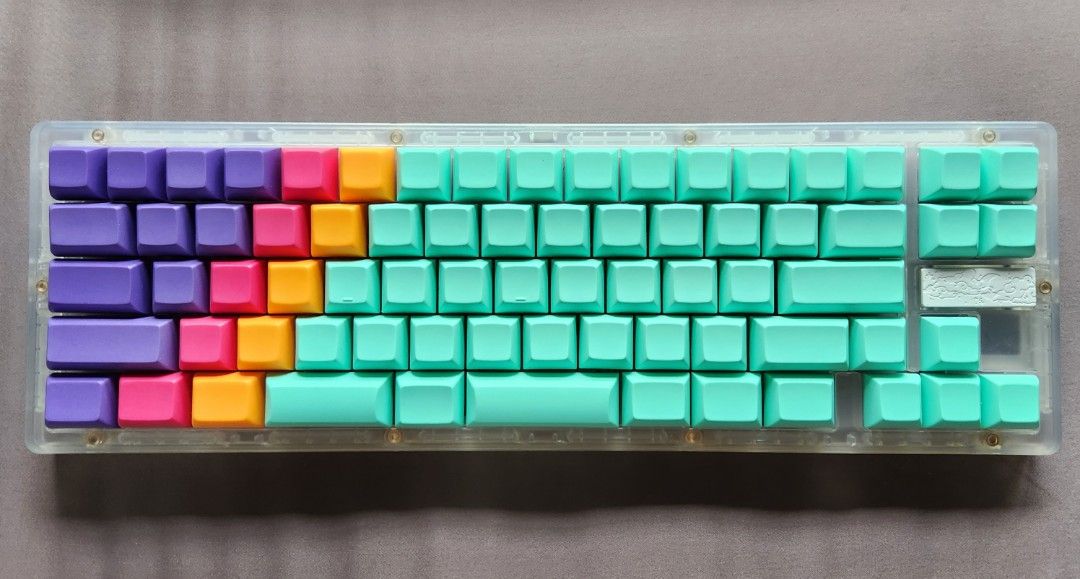 Ikki68 Aurora R2 Clear / Wired custom keyboard (includes WS Aurora ...