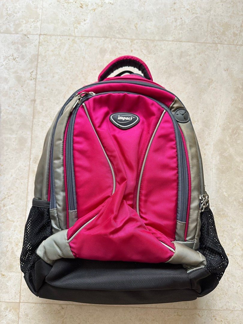 Impact Ergonomic Pink School Backpack, Women's Fashion, Bags & Wallets ...