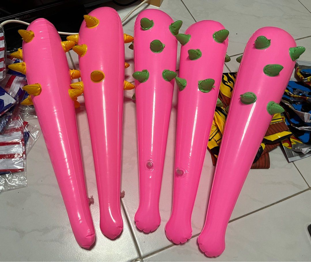 INFLATABLE PIRATE SWORDS MINECRAFT AXES FLINTSTONE CLUBS BASEBALL BATS ...