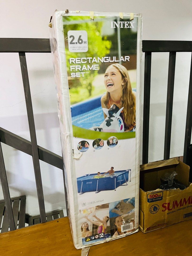 Intex Swimming pool 2.6m on Carousell