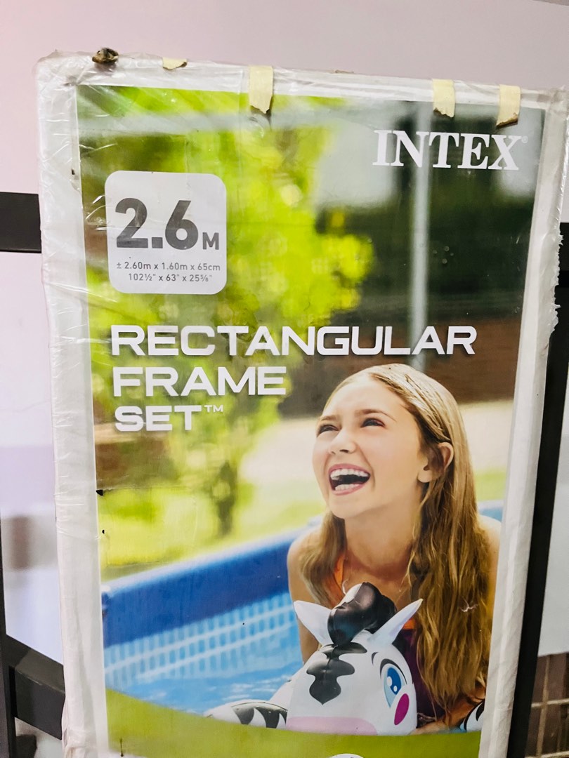 Intex Swimming pool 2.6m on Carousell