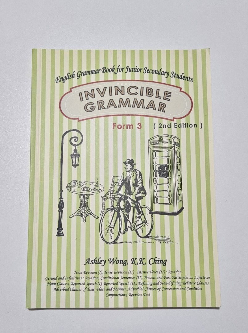 Invincible Grammar Form 3 (2nd Edition), 興趣及遊戲, 書本 & 文具, 教科書 - Carousell