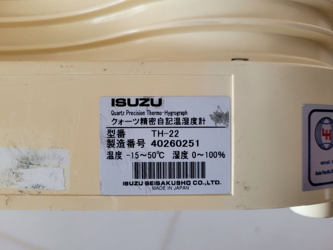 1059 Isuzu and Hisamatsu Thermo-hygrograph, Everything Else on Carousell
