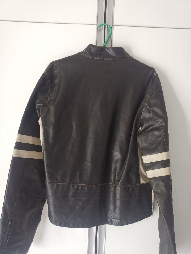 Jaket motor, cafe racer jacket, Men's Fashion, Activewear on Carousell