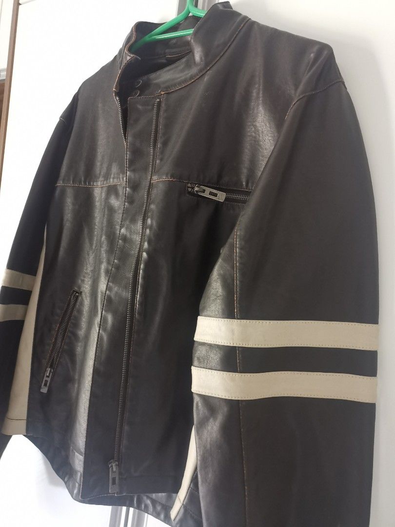 Jaket motor, cafe racer jacket, Men's Fashion, Activewear on Carousell
