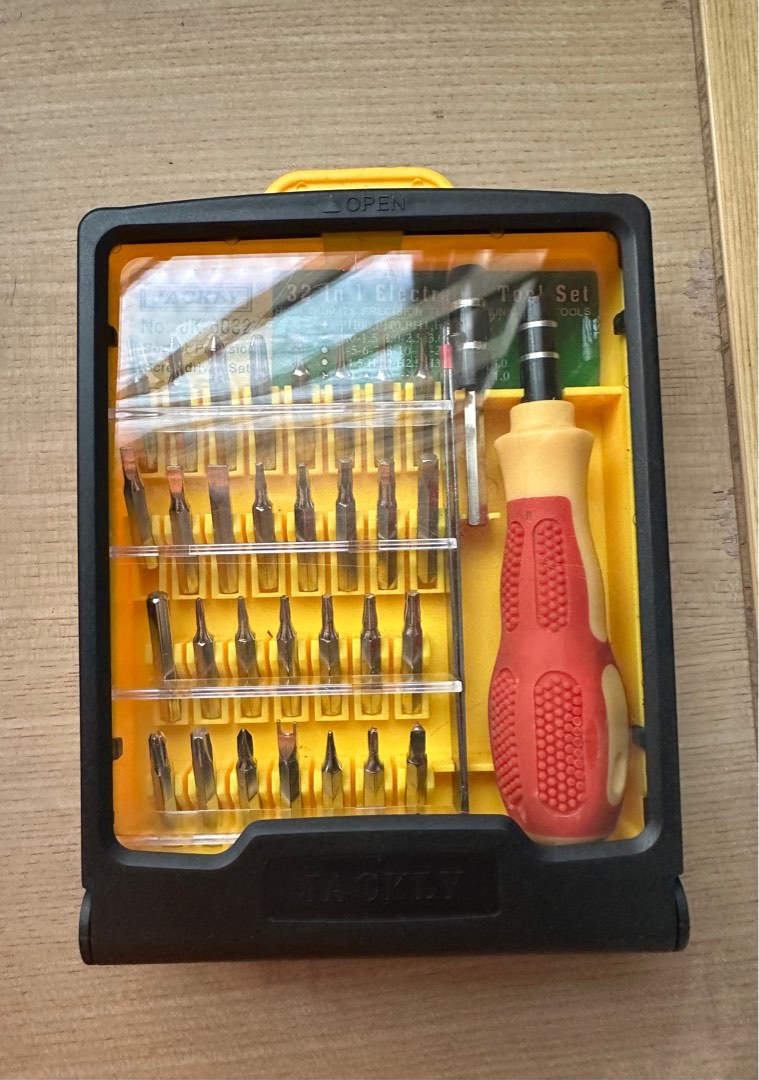 Jackly 32 in 1 Electrical Tool Set, Furniture & Home Living, Home ...