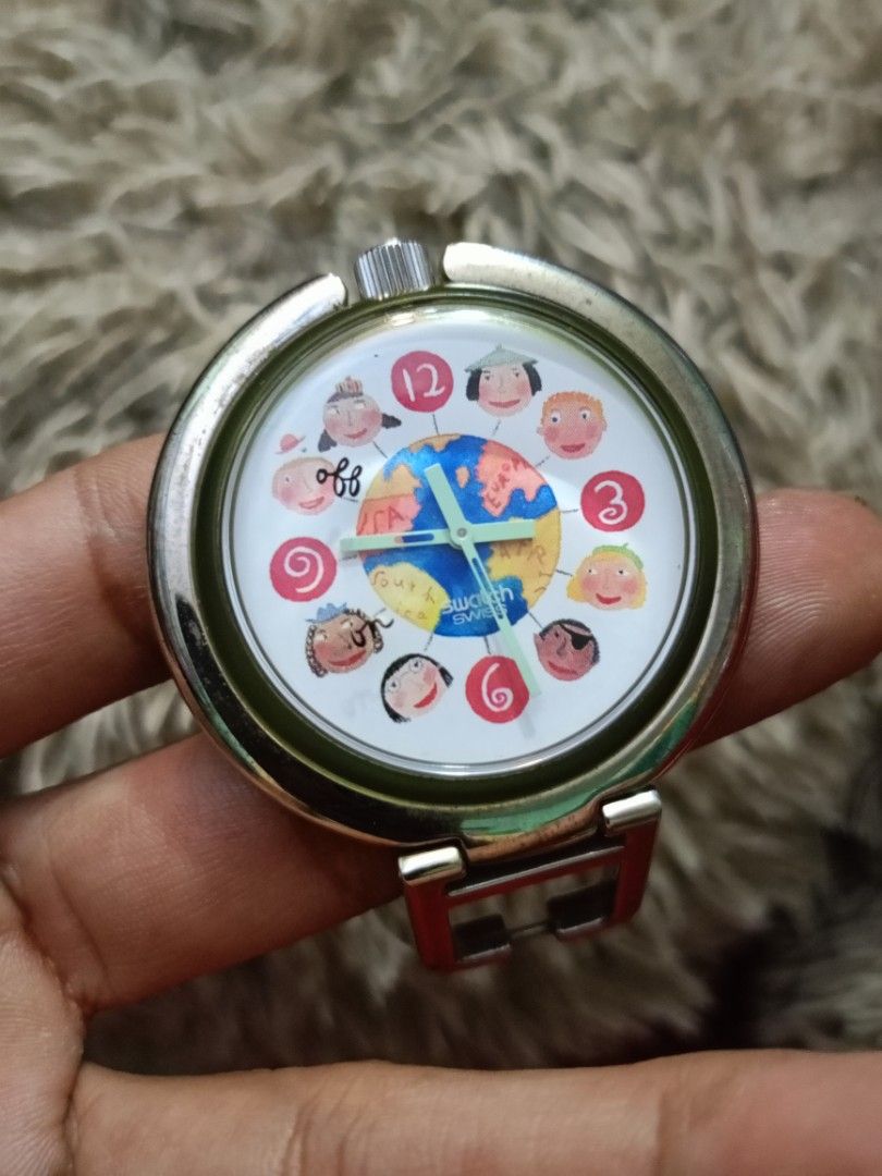 Jam Lawas Antik SWATCH ALARM MUSICAL ORIGINAL SWISS, Antik, Jam ...