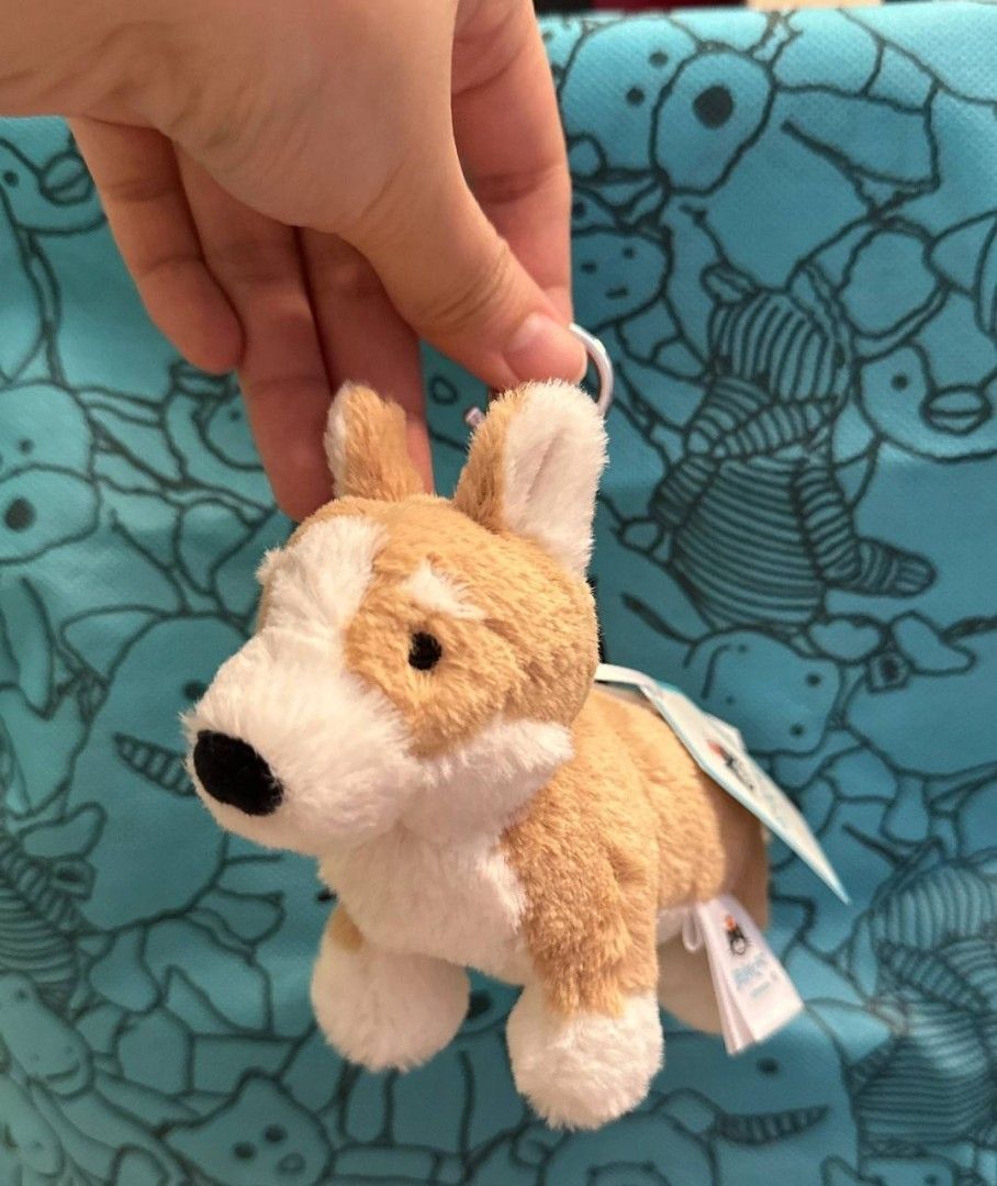 Jellycat Betty Corgi Bag Charm, Hobbies & Toys, Toys & Games on Carousell