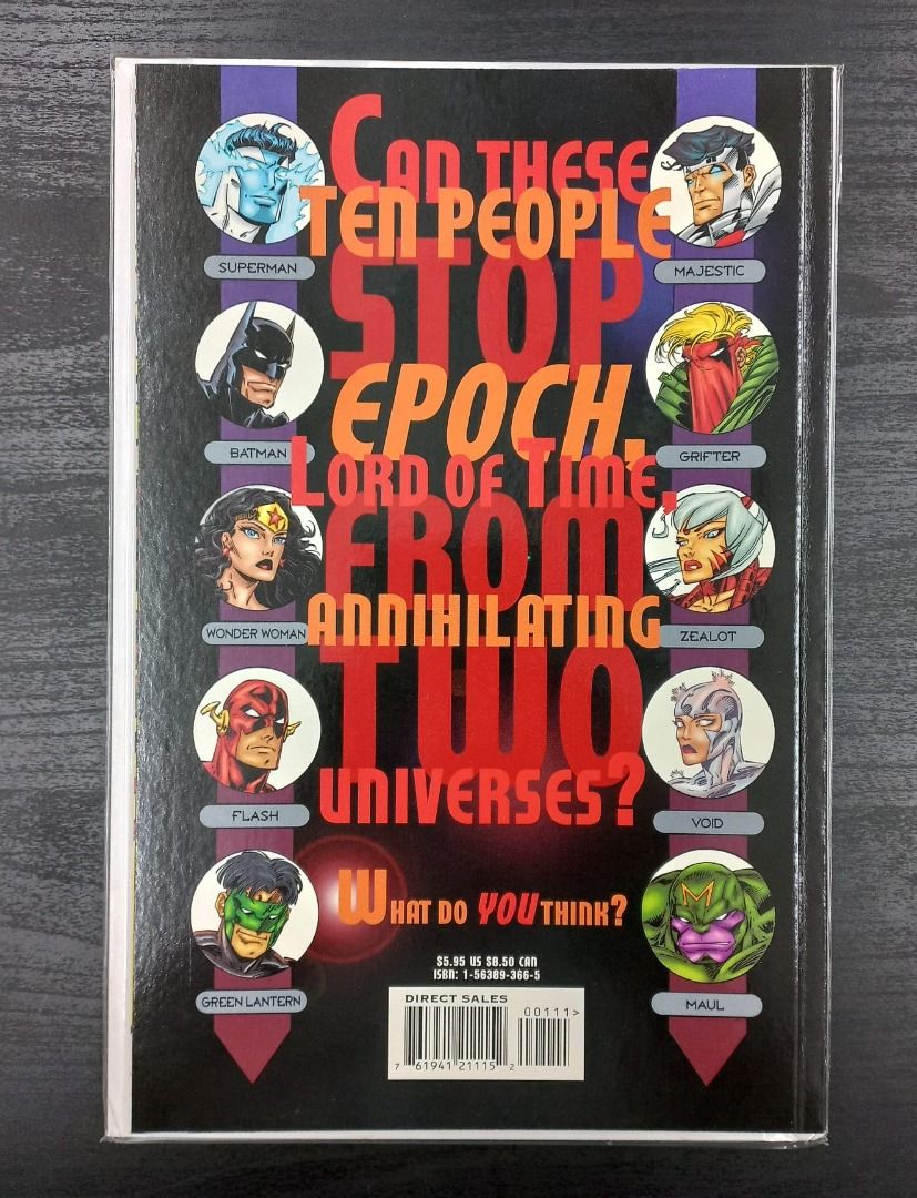 JLA / WildCATS GN (1997) Grant Morrison DC/ Image Crossover, Hobbies ...