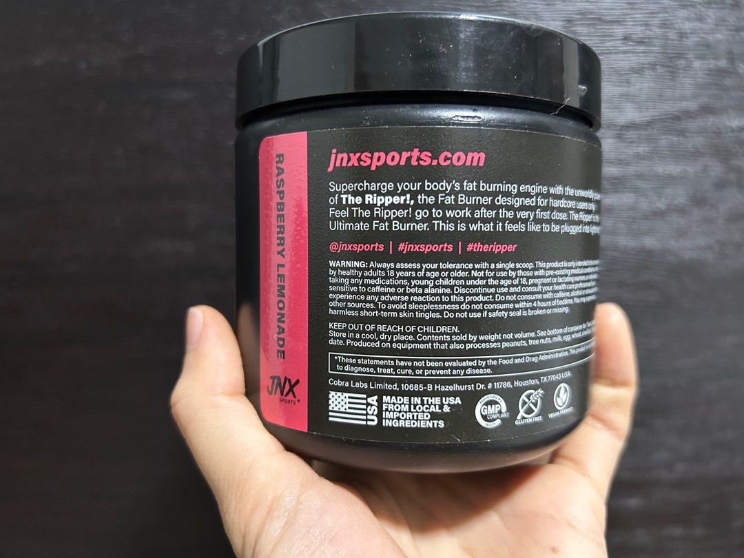 JNX Sport, The Ripper, Fat Burner, Weight Management, 30 servings (150 ...