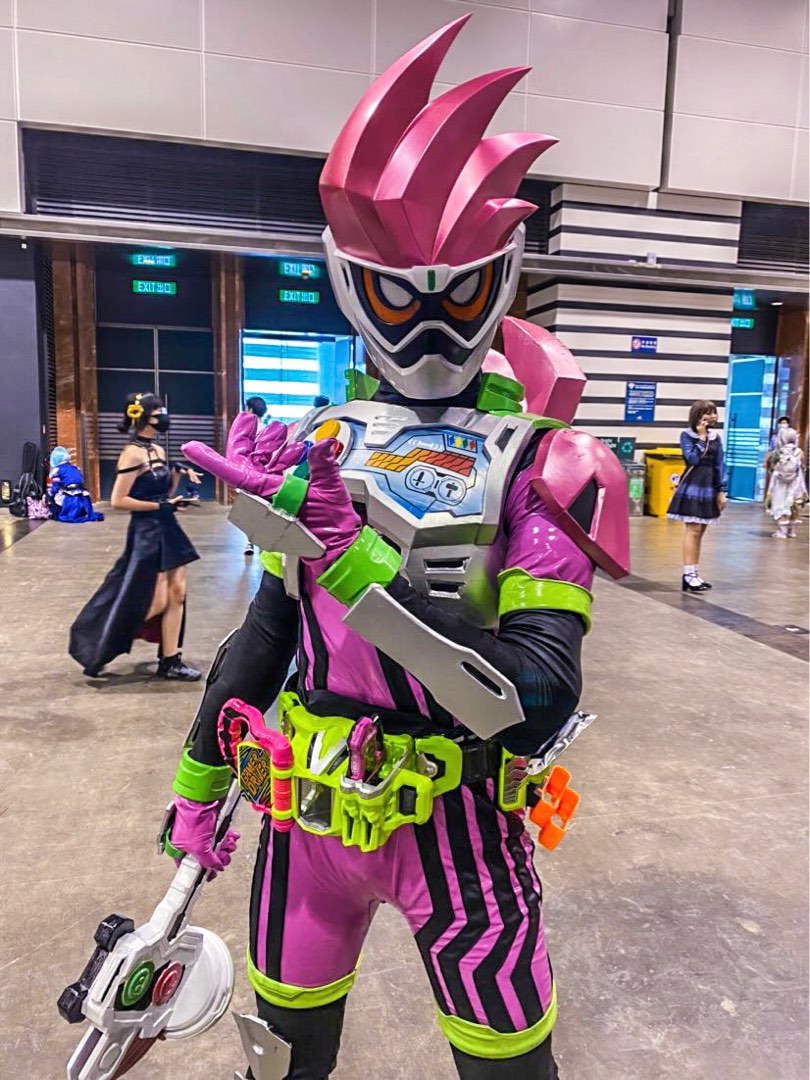 Kamen rider Exaid cosplay 皮套 (幪面超人）, 興趣及遊戲, 玩具 & 遊戲類 - Carousell