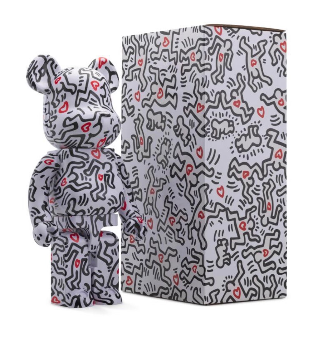 Keith Haring #8 Bearbrick 1000%, Hobbies & Toys, Toys & Games on Carousell