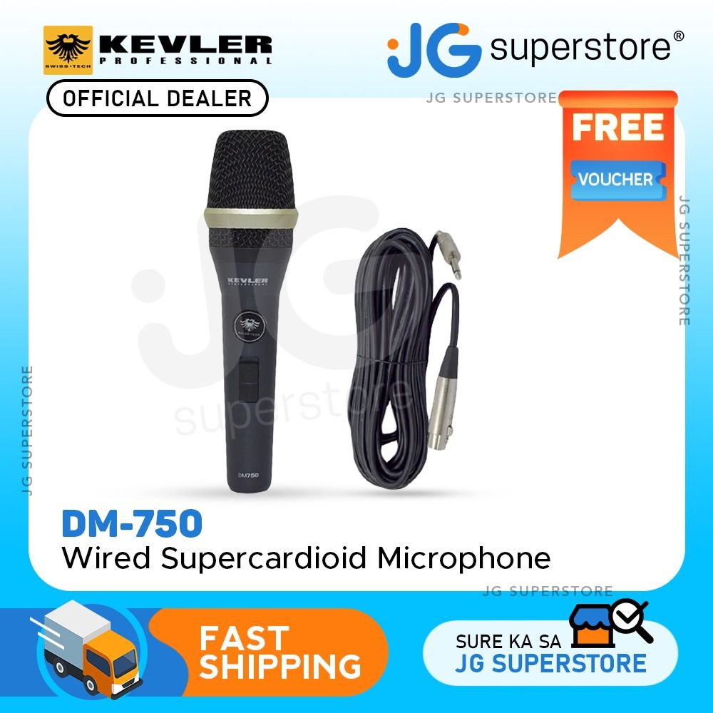 KEVLER DM Series Precision Crafted Super Cardioid Dynamic Microphone ...