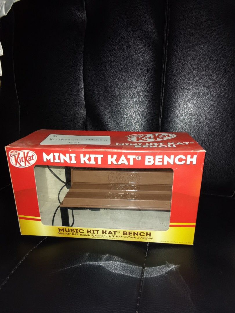 KitKat Bench Speaker Display working on Carousell