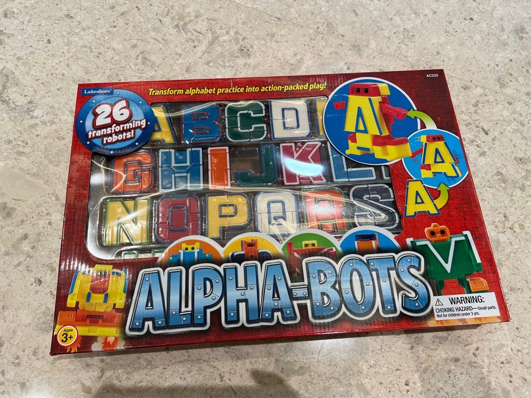 Lakeshore Alphabet Robots Alphabots, Hobbies & Toys, Toys & Games on ...