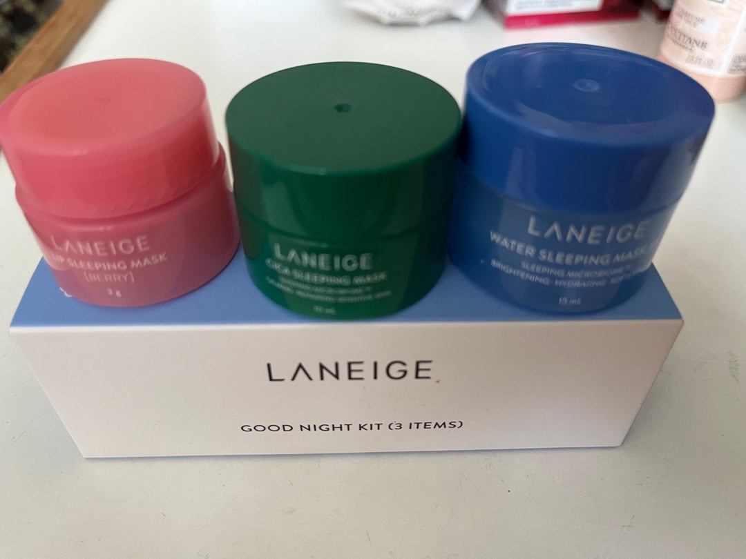 Laneige Good Night Kit set, 美容＆化妝品, 健康及美容 - 皮膚護理, 面部 - 面部護理 - Carousell