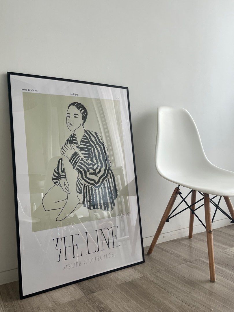 Large Poster with Frame | 90 x 60 cm Portrait/ Vertical, Furniture ...