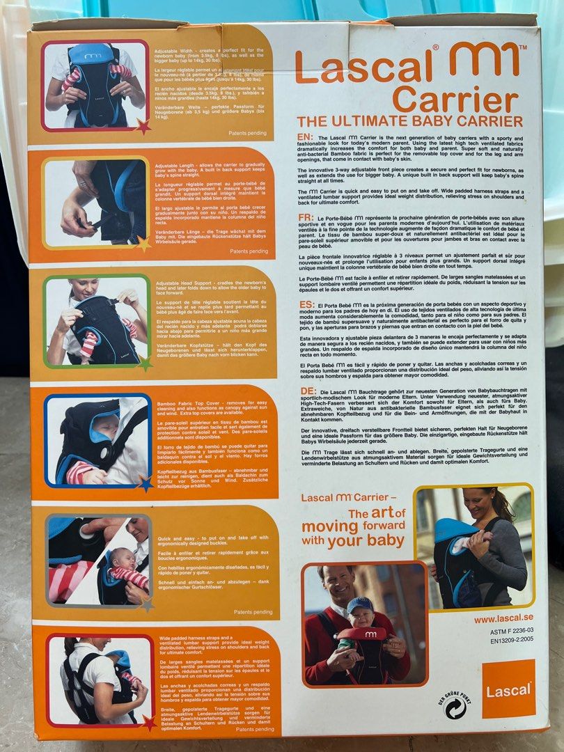 Lascal M1 Carrier, Babies & Kids, Going Out, Carriers & Slings on Carousell