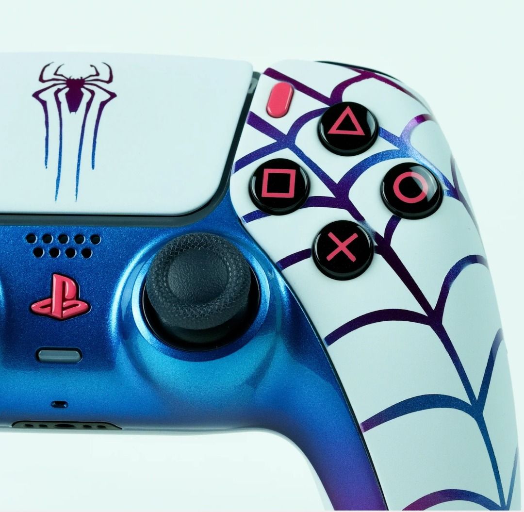 SpiderGwen Premium PS5 Dualsense Controller, Video Gaming, Gaming ...