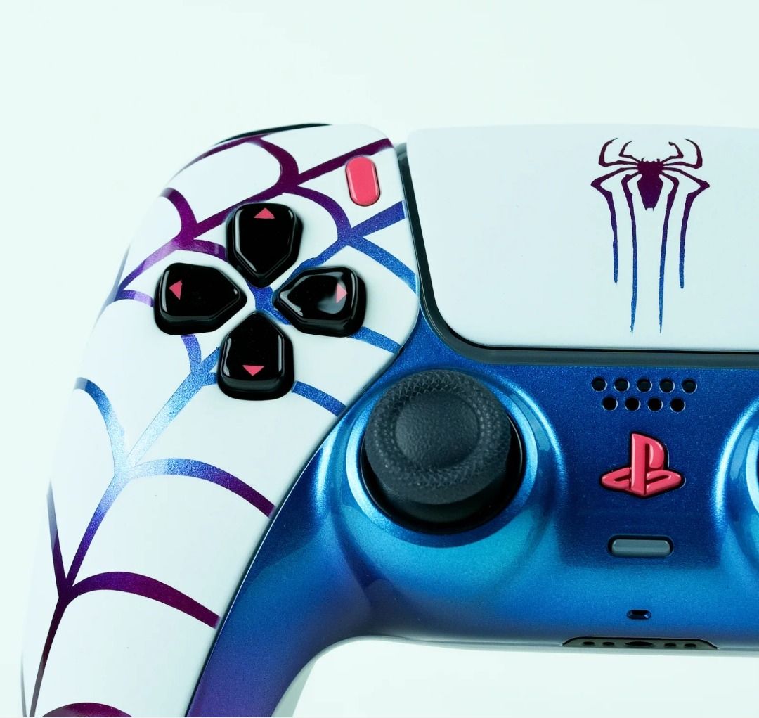 SpiderGwen Premium PS5 Dualsense Controller, Video Gaming, Gaming ...