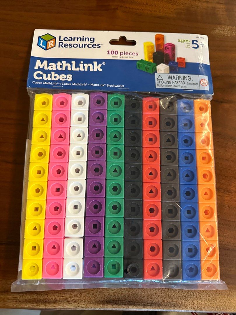 Learning Resources Mathlink Cubes, Hobbies & Toys, Toys & Games on ...