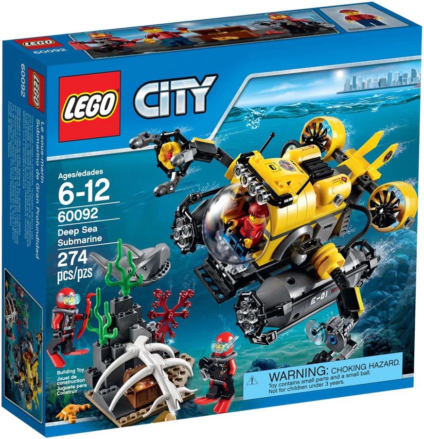 Lego 60092 Deep Sea Submarine, Hobbies & Toys, Toys & Games on Carousell