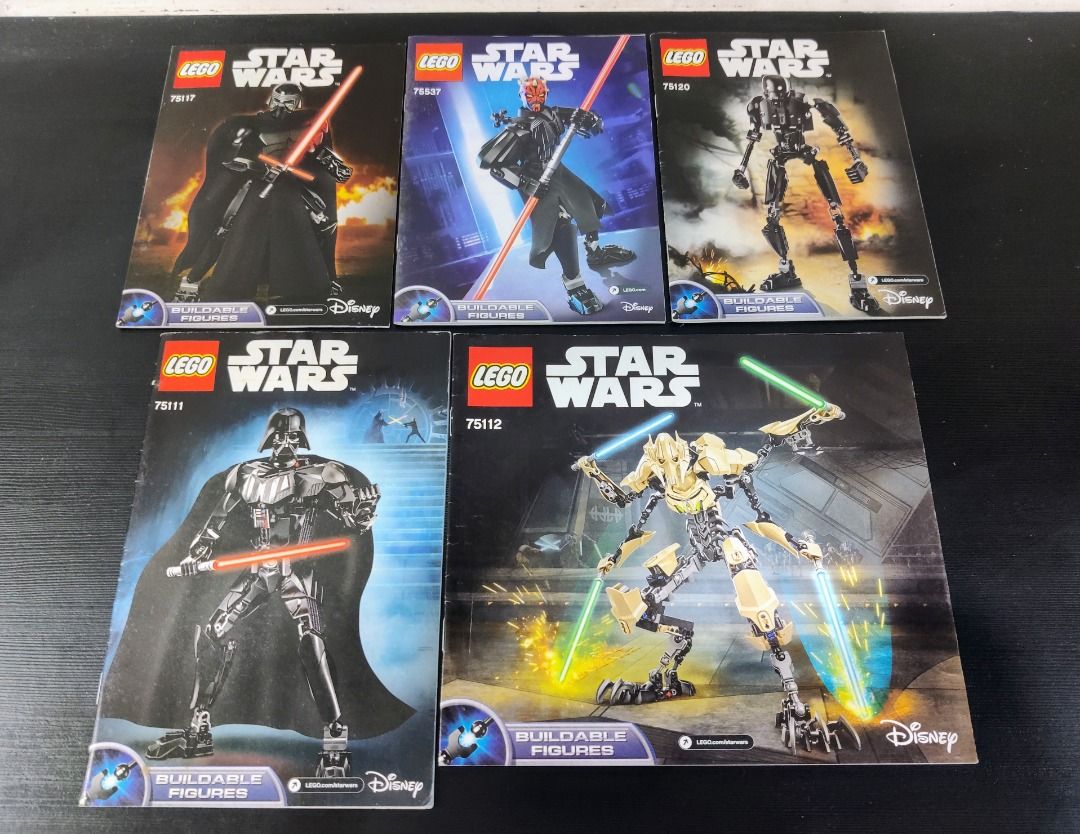 Lego Star Wars Buildable Figures 75117, 75537, 75111, 75112, 75120 ...