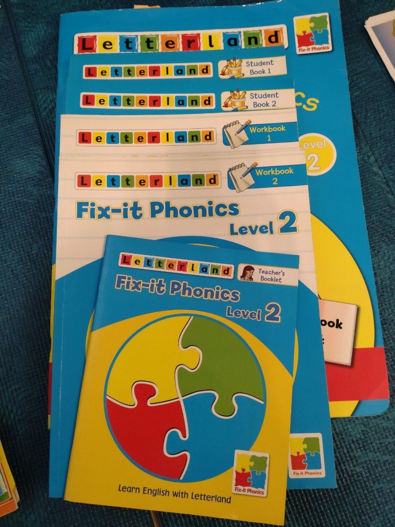 Letterland Fix-Phonics Level 2, 興趣及遊戲, 書本 & 文具, 小朋友書 - Carousell